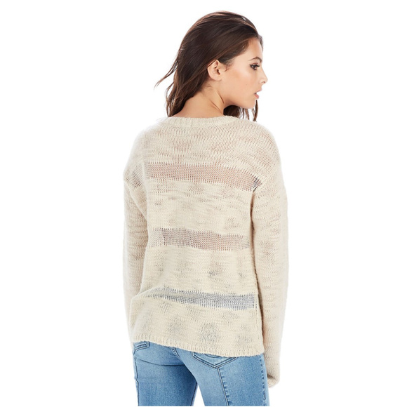 True Religion | Sweaters | True Religion Womens Sheer Stripe Knit ...